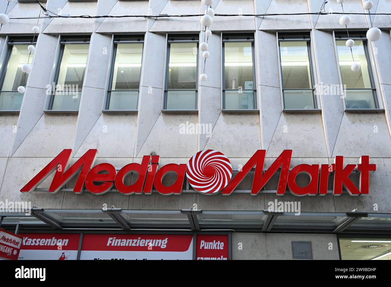 Logo, Schriftzug der Handelskette MEDIAMARKT, eine multinationale ...