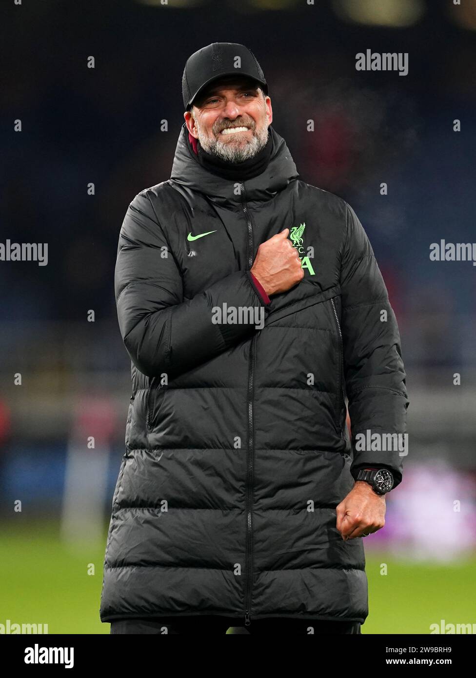 L'entraîneur de Liverpool Jurgen Klopp célèbre la victoire après le ...