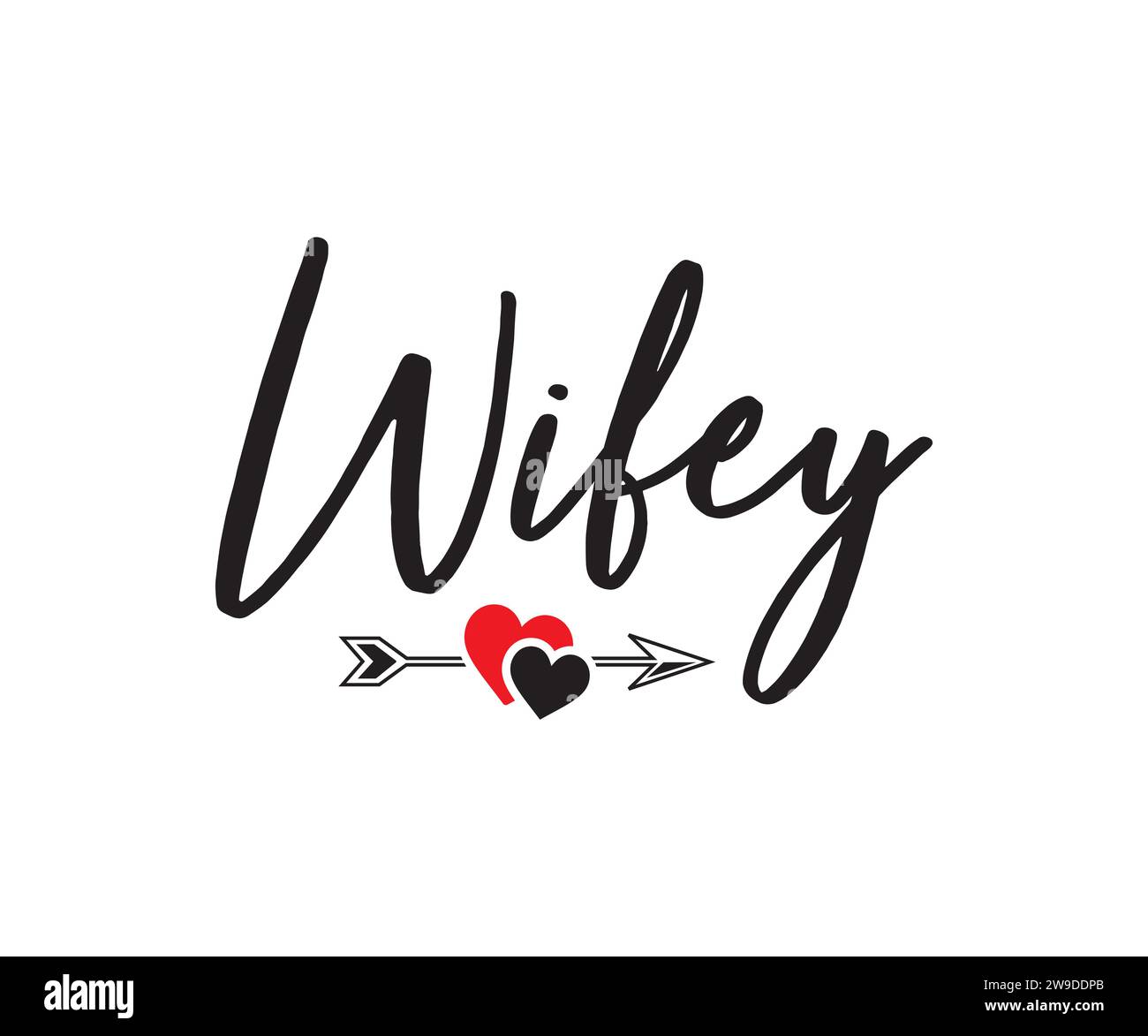 Wifey Hubby SVG Silhouette De Cricut pouse Vecteur Hubby Clipart