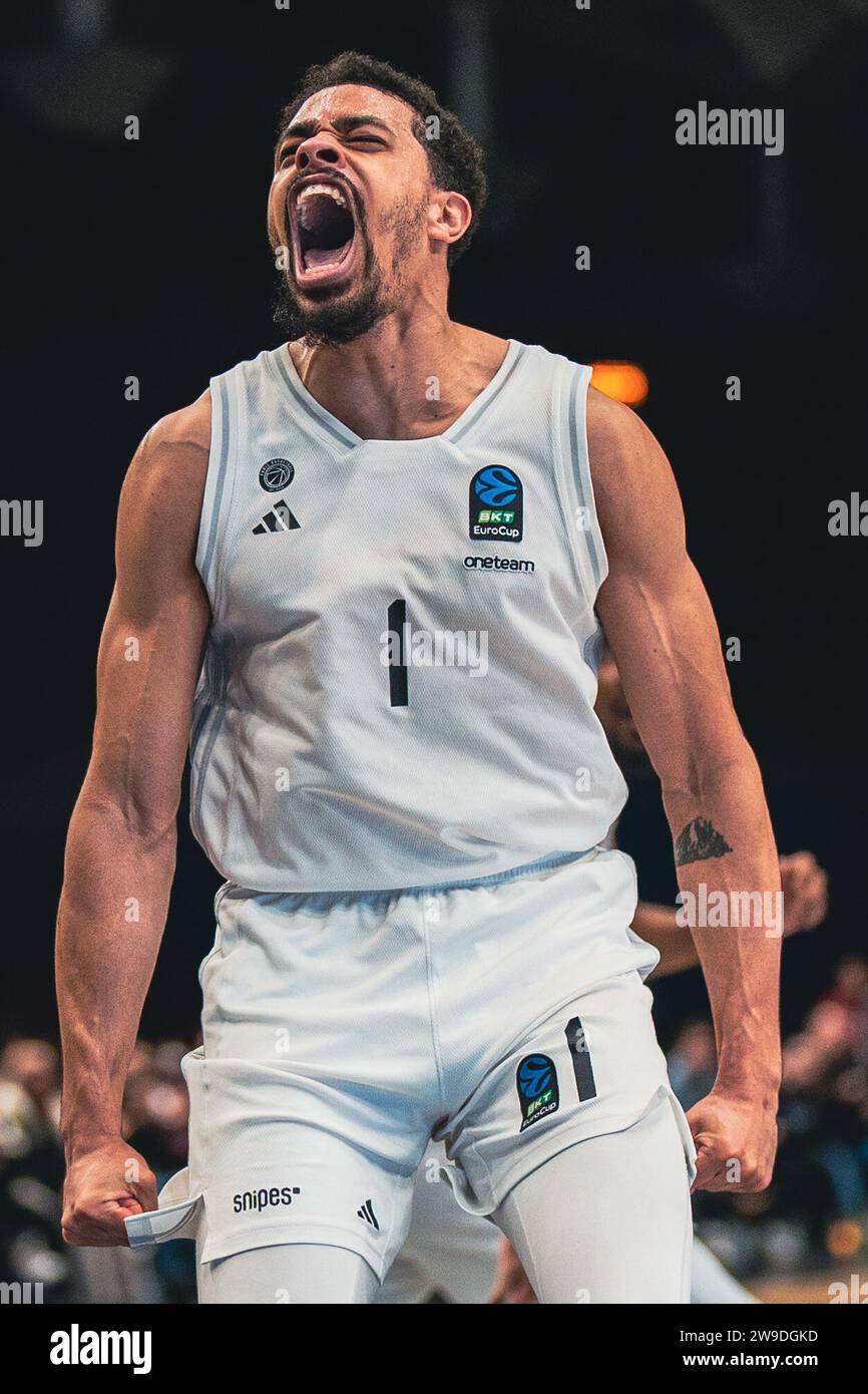 Paris, France. 26 décembre 2023. Collin MALCOLM (Paris) lors du match ...