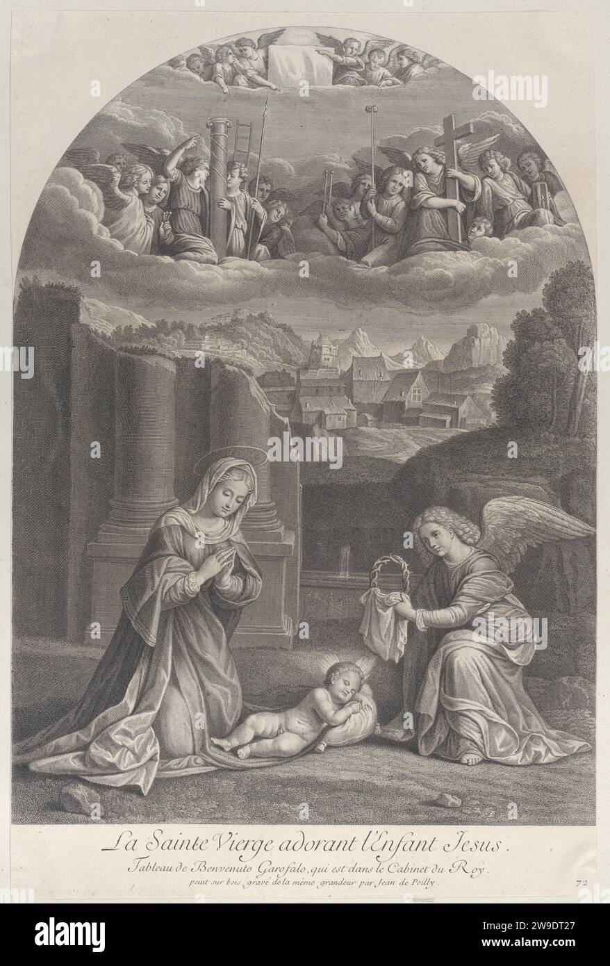 Vierge marie adorant Banque de photographies et d’images à haute ...