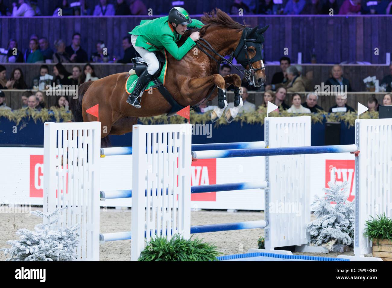 Gerfried Puck d'Autriche avec Equitron Naxcel V lors de la compétition ...