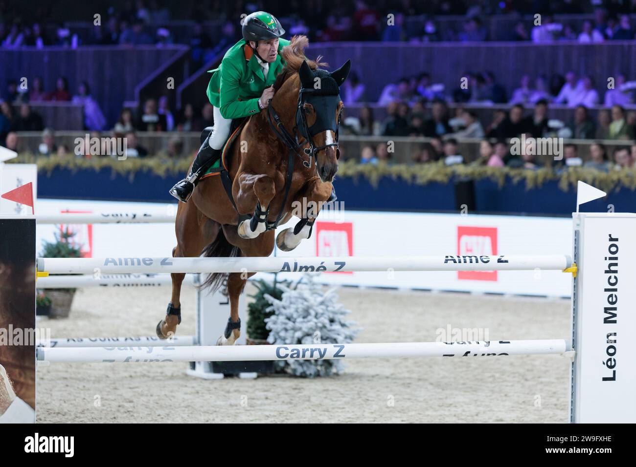 Gerfried Puck d'Autriche avec Equitron Naxcel V lors de la compétition ...