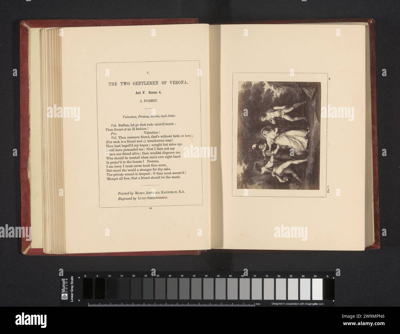 Production photographique d'une estampe à une peinture de Maria ...