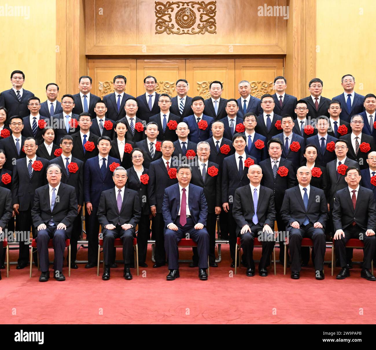 (231229) -- PÉKIN, 29 déc. 2023 (Xinhua) -- le président chinois Xi ...