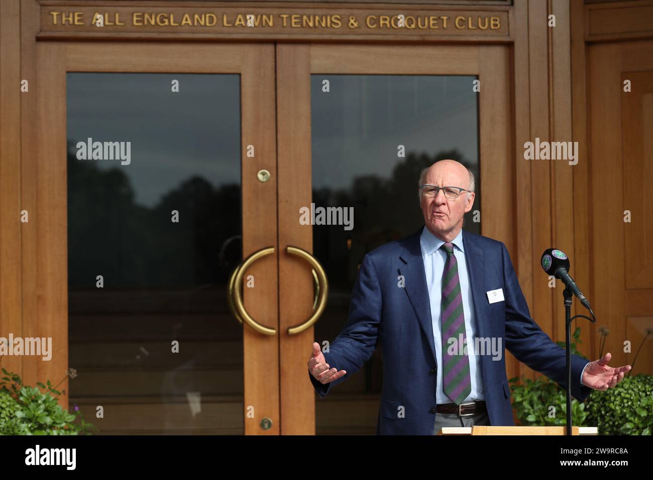 Photo de dossier datée du 04/09/20 de Ian Hewitt, président du All ...
