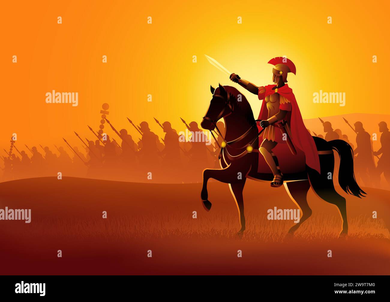 Empereur militaire Banque d'images vectorielles - Alamy