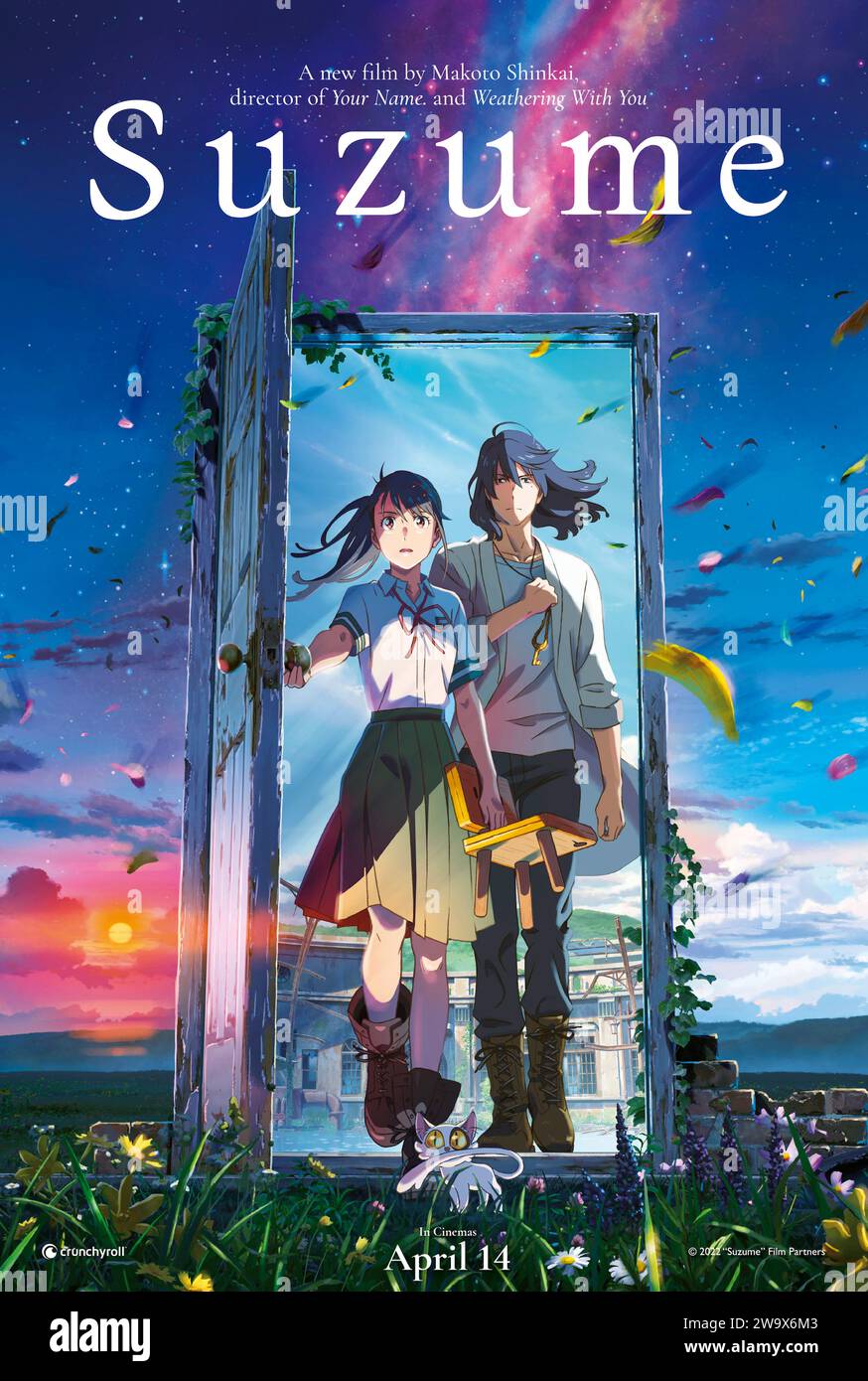 Suzume (2023) réalisé par Makoto Shinkai et mettant en vedette Nanoka Hara, Hokuto Matsumura et ...