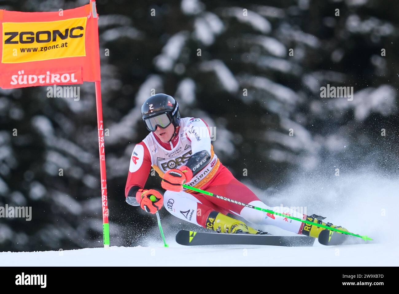 Raphael Haaser (AUT) participe à la coupe du monde de ski alpin Audi ...