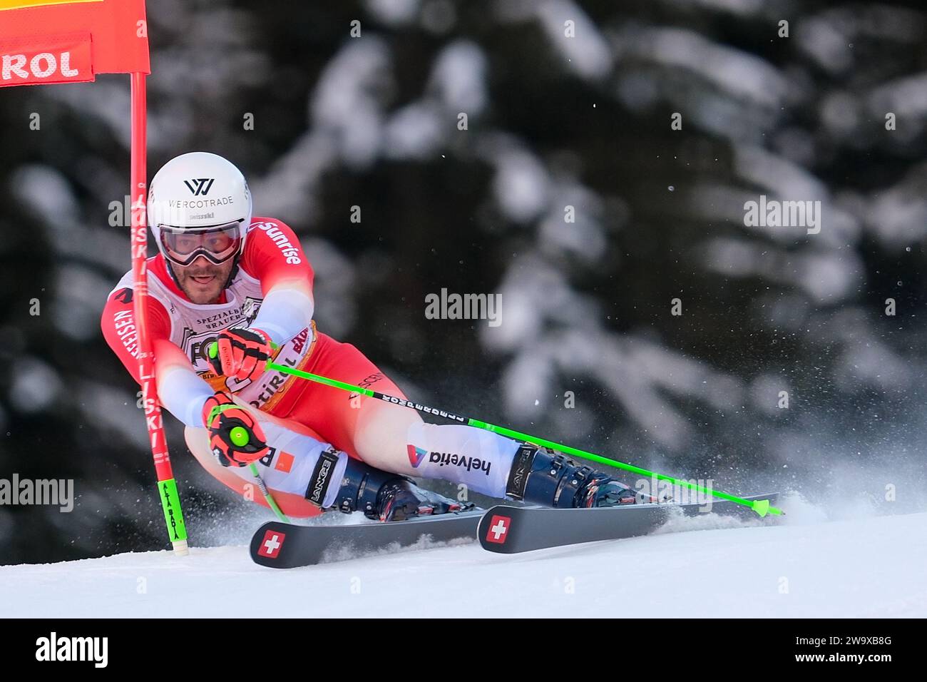 Thomas Tumler (SUI) participe à la coupe du monde de ski alpin Audi FIS ...