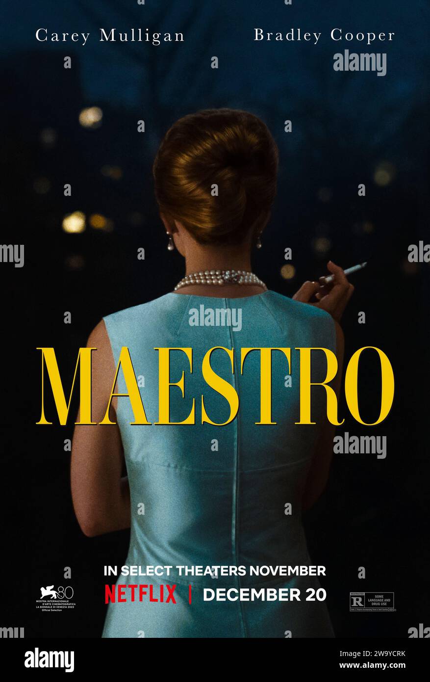 Maestro (2023) réalisé par Bradley Cooper et mettant en vedette Carey ...