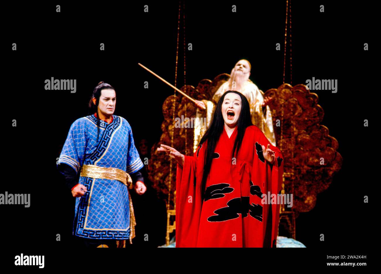 Placido Domingo (Calaf), Gwyneth Jones (Princesse Turandot), Robert ...