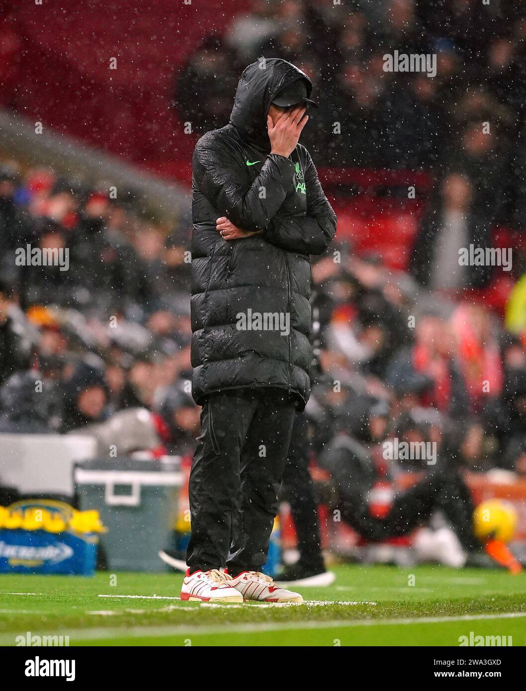 L'entraîneur de Liverpool Jurgen Klopp lors du match de Premier League ...