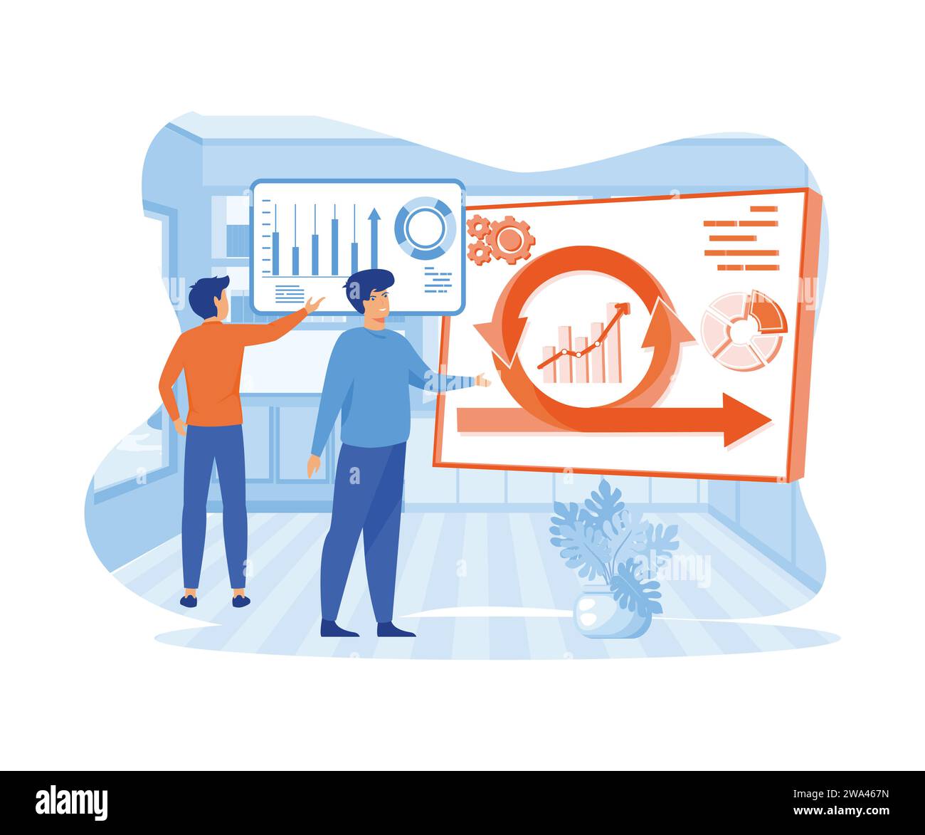 Gestion de projet agile et tableau de tâches Scrum. Développement ...