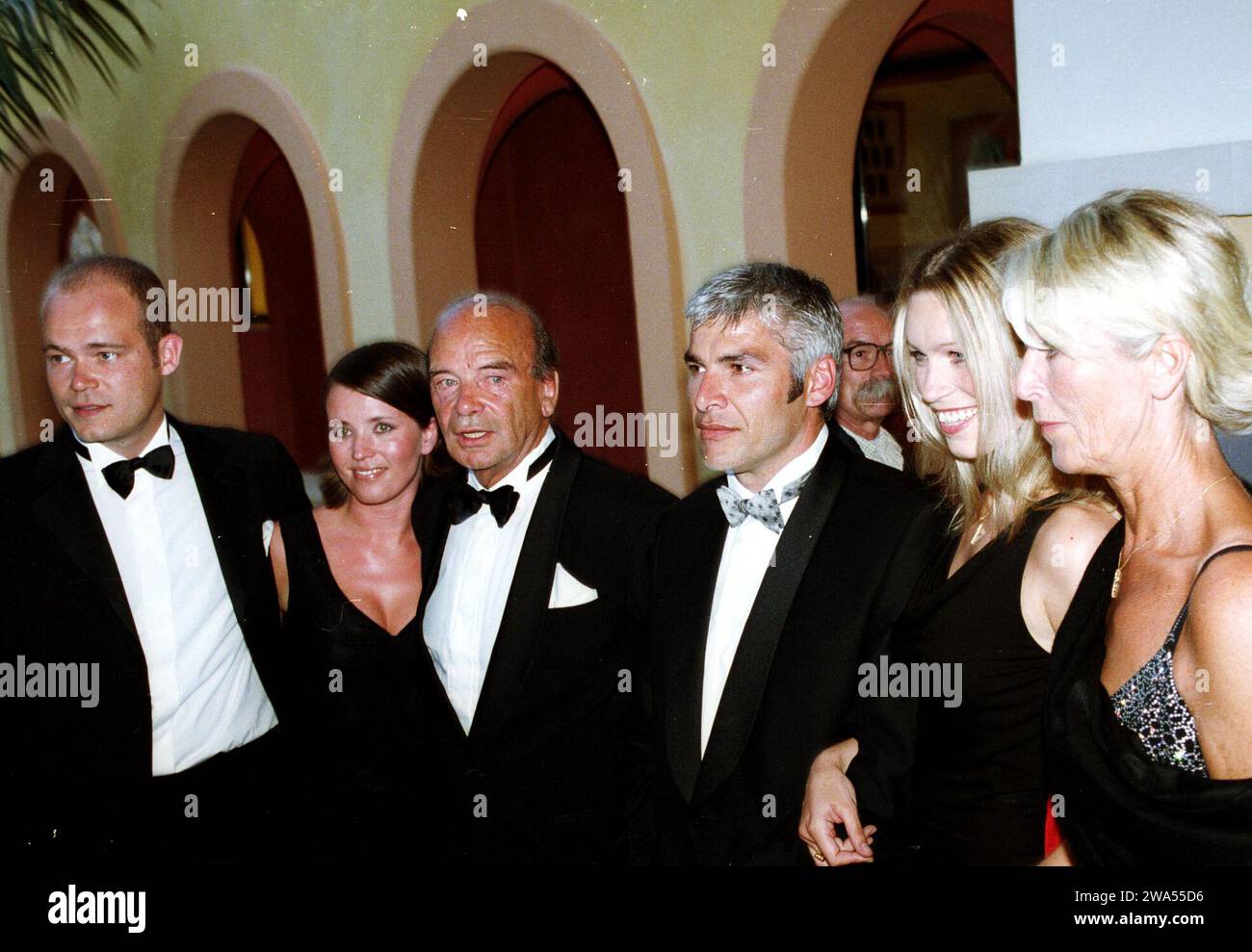 Stefan Schiffer mit Freundin Tina Von Bühler sowie Heinz Schiffer und ...