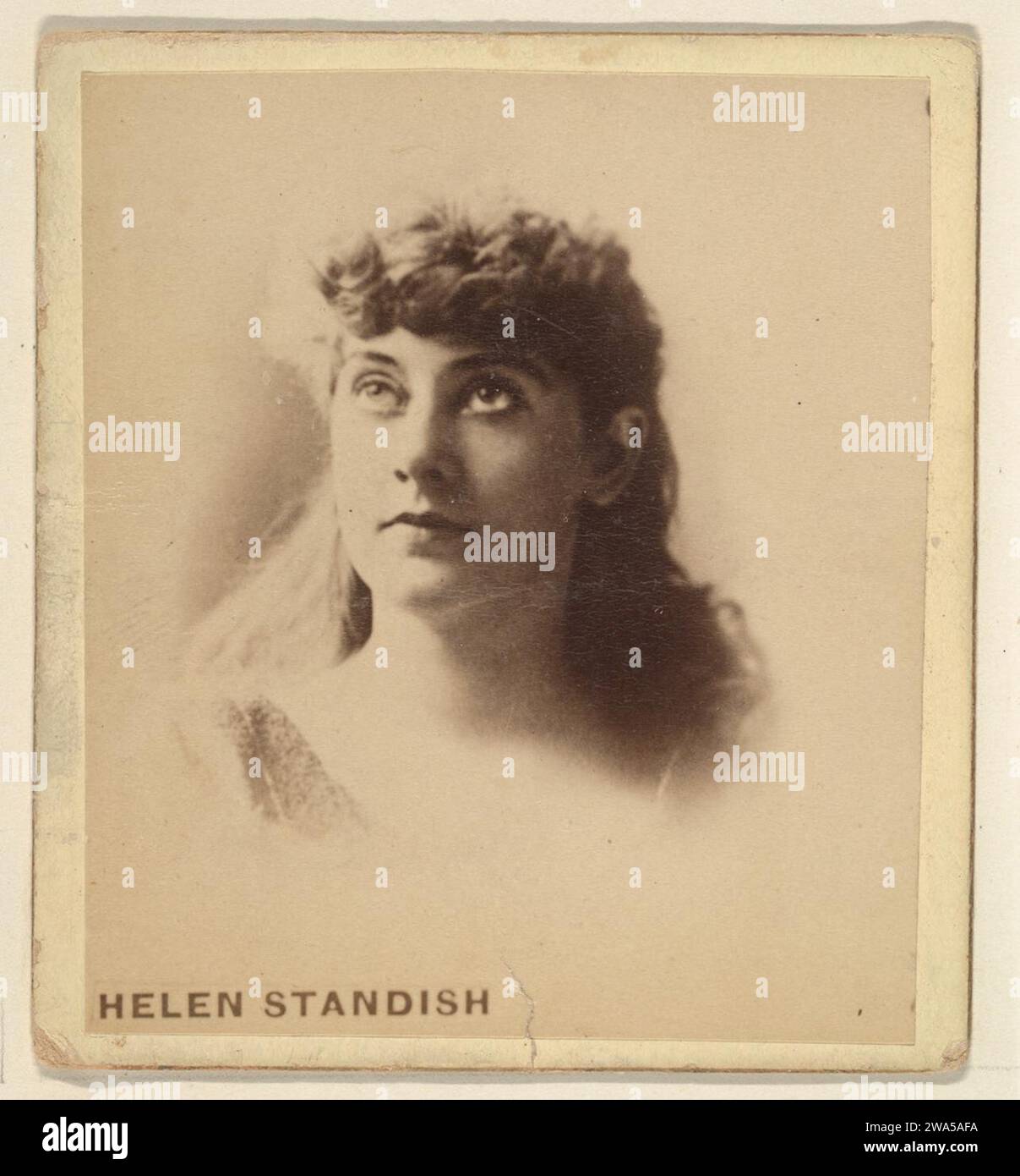 Helen Standish, de la série Actresses (N246), Type 2, publié par Kinney ...
