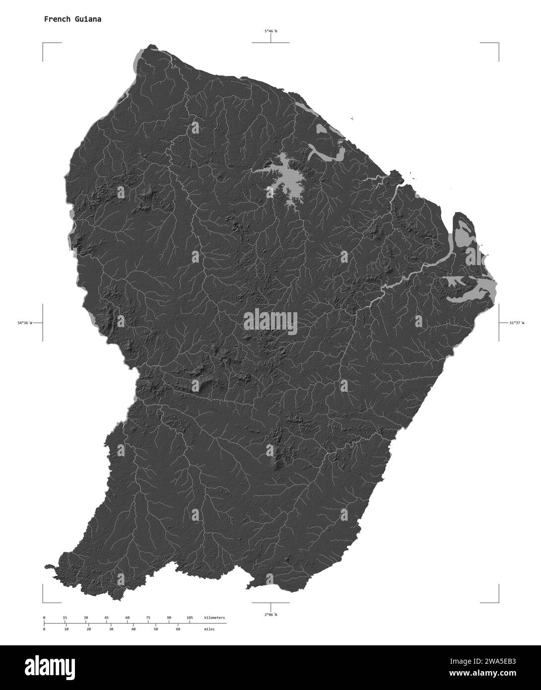 Forme d'une carte d'altitude à deux niveaux avec les lacs et les ...