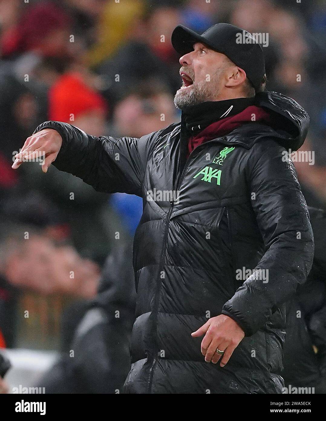 L'entraîneur de Liverpool Jurgen Klopp lors du match de Premier League ...