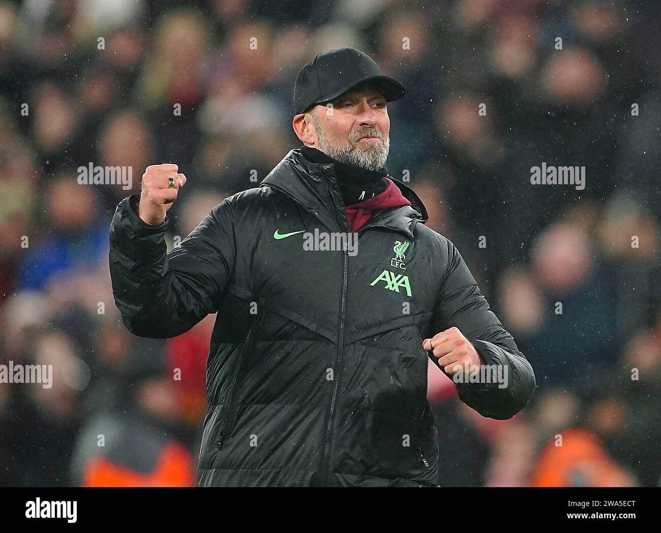 L'entraîneur de Liverpool Jurgen Klopp lors du match de Premier League ...