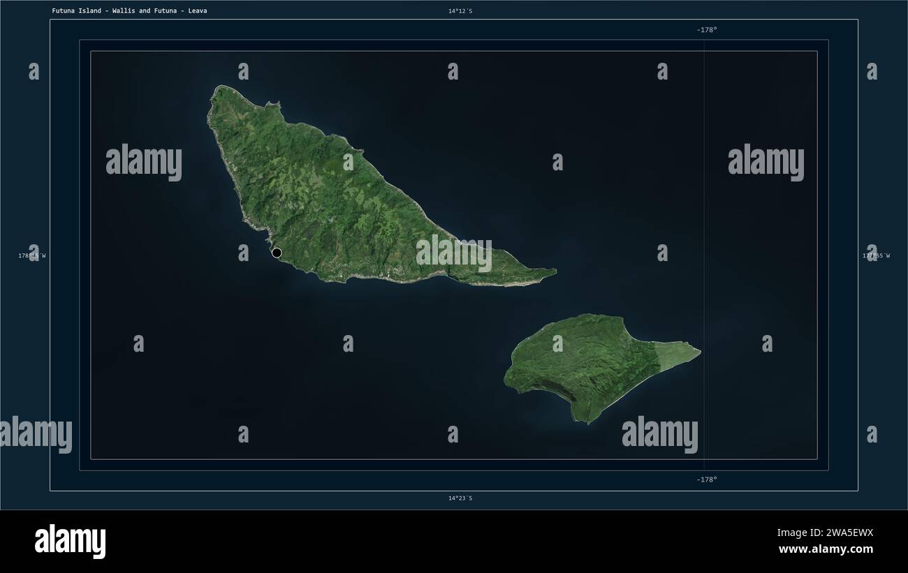 Île de Futuna - Wallis et Futuna mis en évidence sur une carte ...