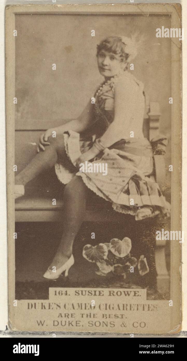 Carte numéro 164, Susie Rowe, de la série acteurs et actrices (N145-5 ...