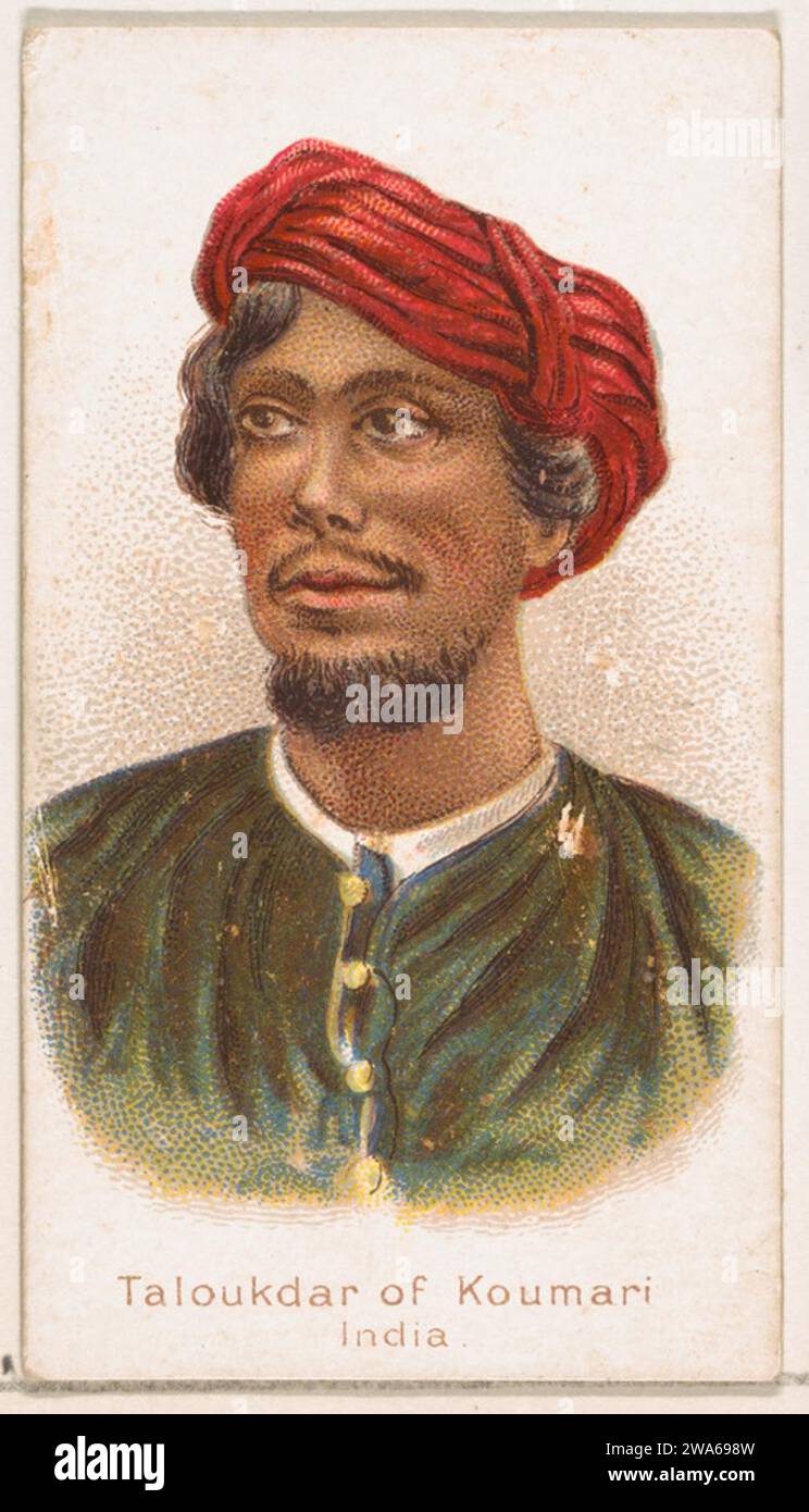 Taloukdar de Koumari, Inde, de la série Savage and semi-Barbarous ...