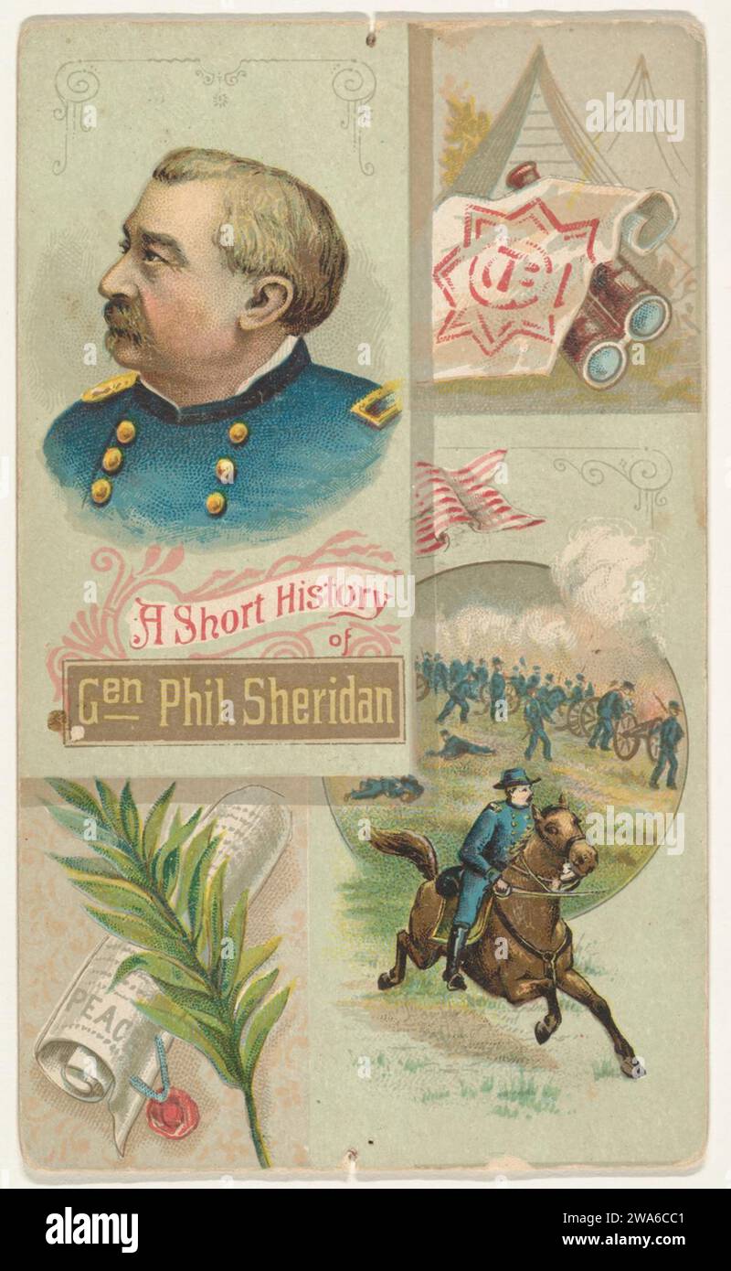 A Short History of General Philip Sheridan, tiré de la série Histories ...