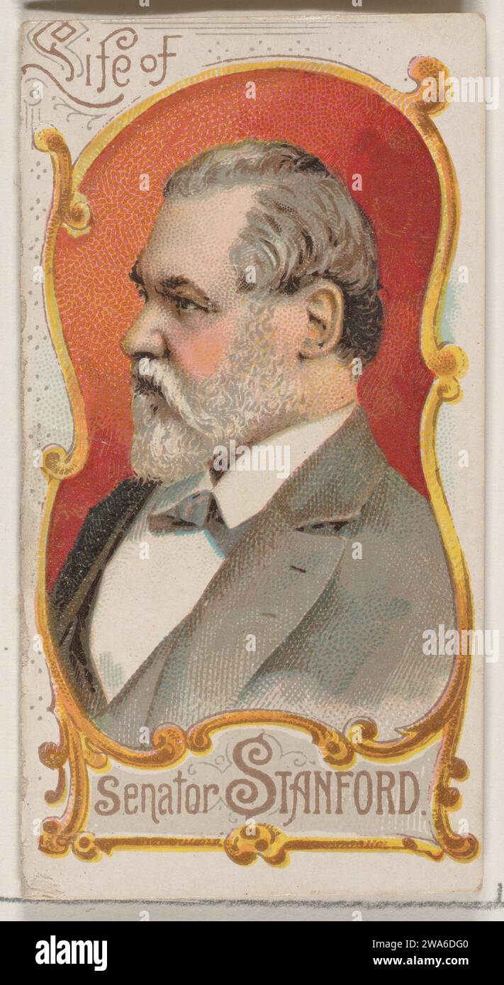 Life of Senator Leland Stanford, extrait de la série de livrets ...