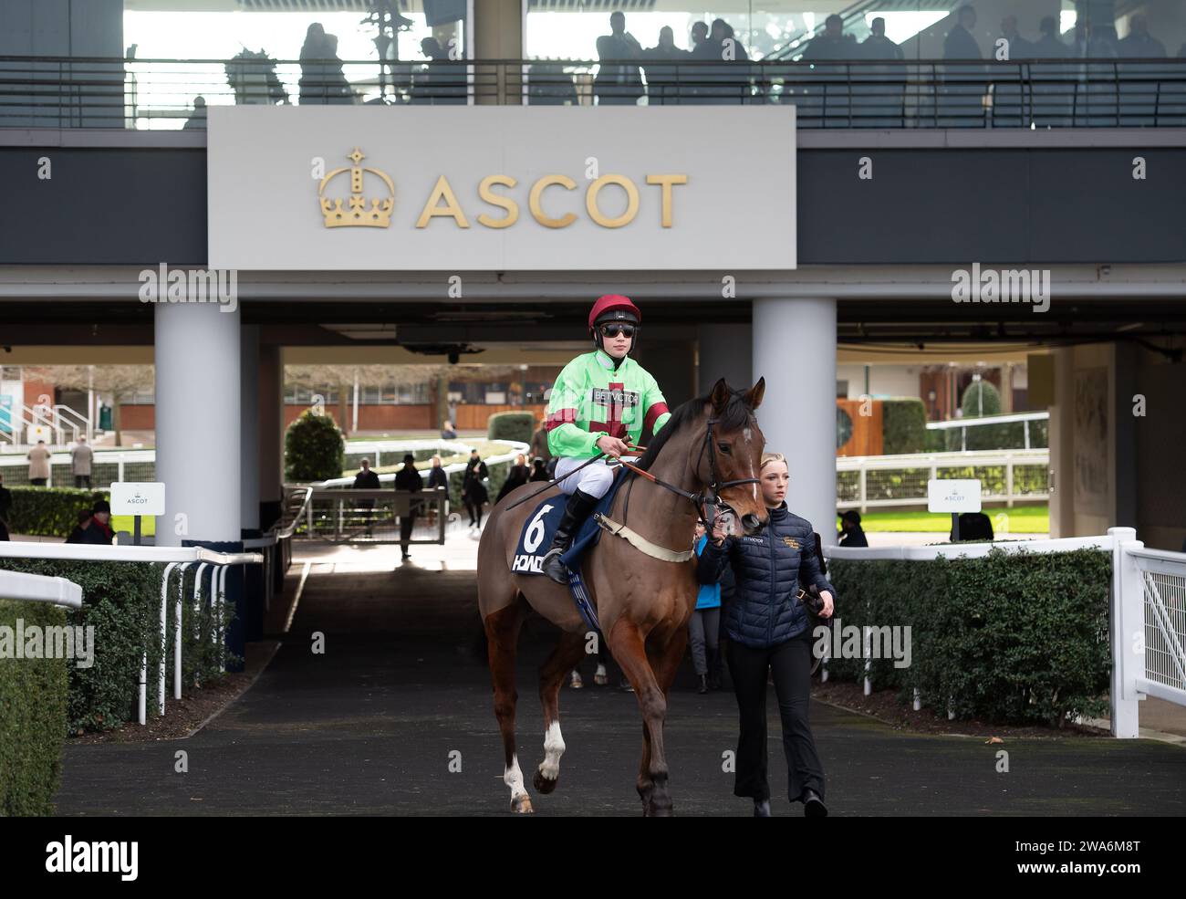 Ascot, Berkshire, Royaume-Uni. 22 décembre 2023. Le cheval Roger Pol ...