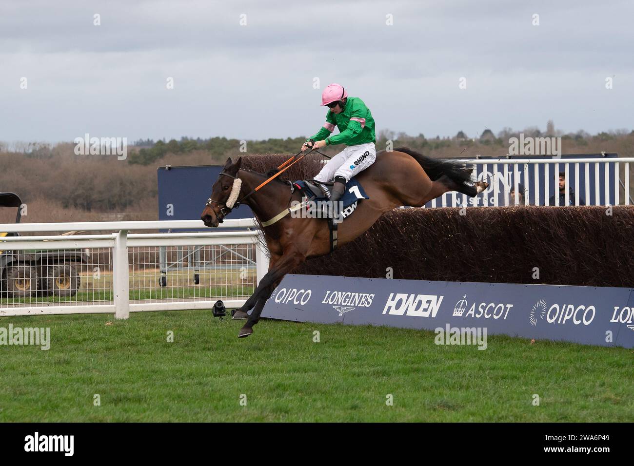 Ascot, Berkshire, Royaume-Uni. 22 décembre 2023. Horse Homme public ...