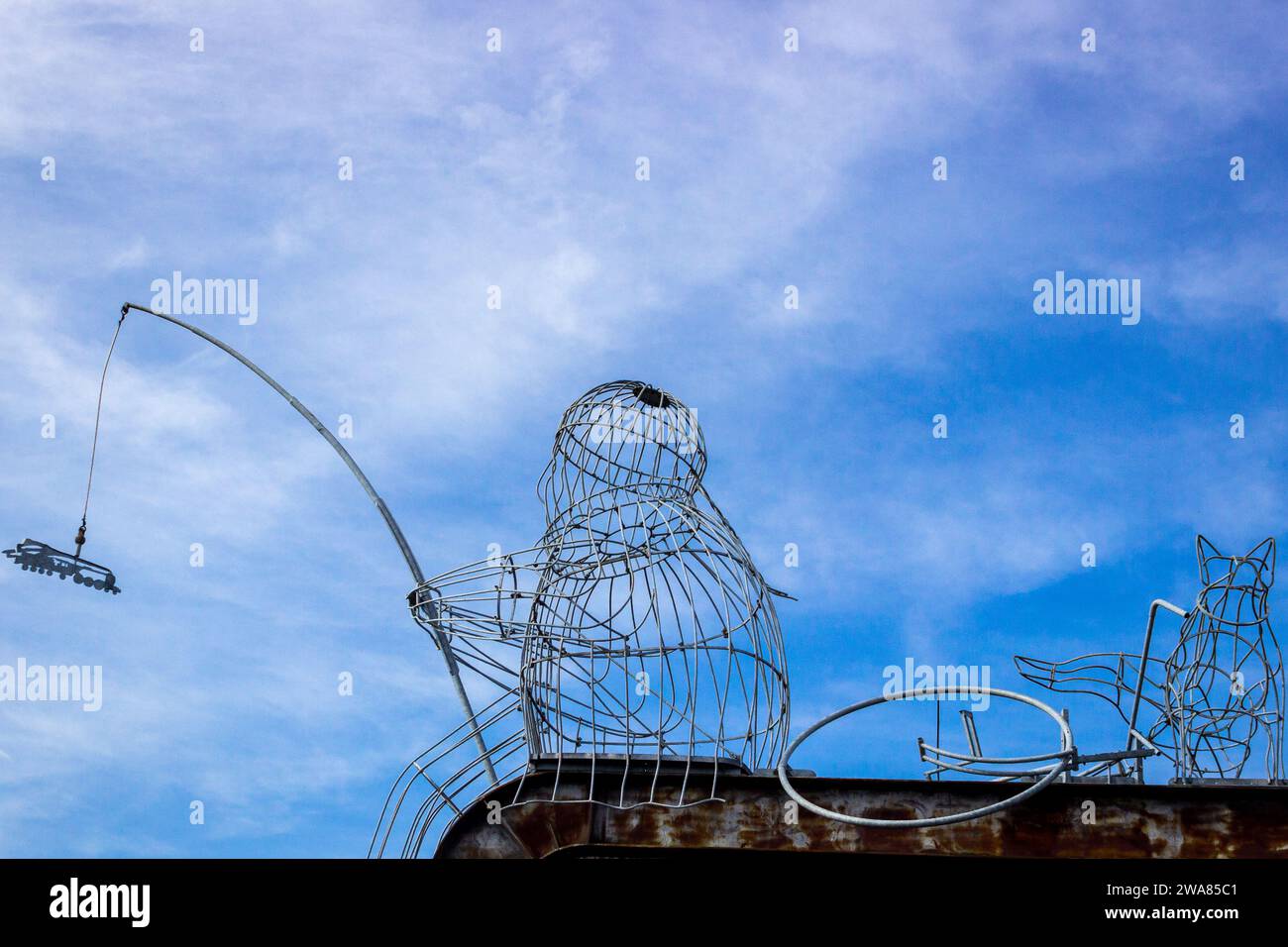 Wire sculptures Banque de photographies et d’images à haute résolution - Alamy