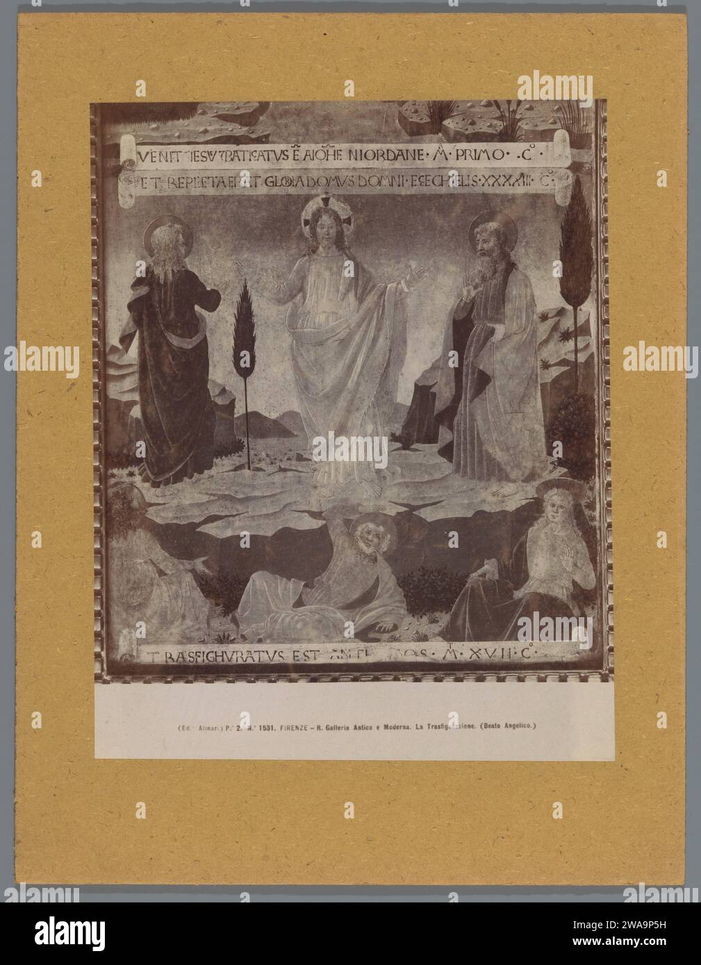 Production photographique d'un tableau de FRA Angelico, représentant la ...