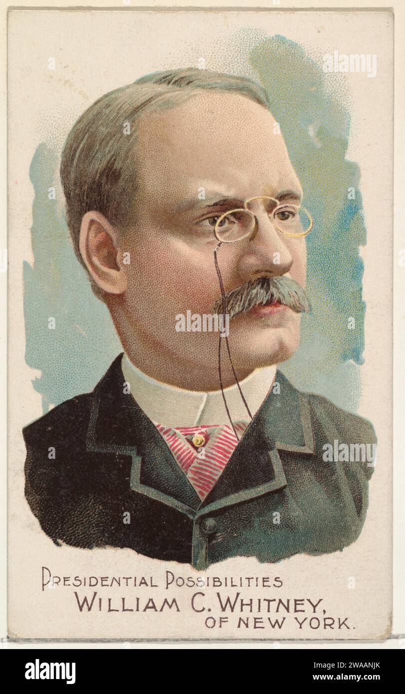 William C. Whitney de New York, de la série Presidential Possibilities ...