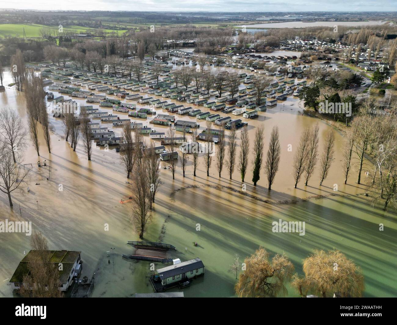 Maisons de vacances au Billing Aquadrome à Northampton entourées par l ...