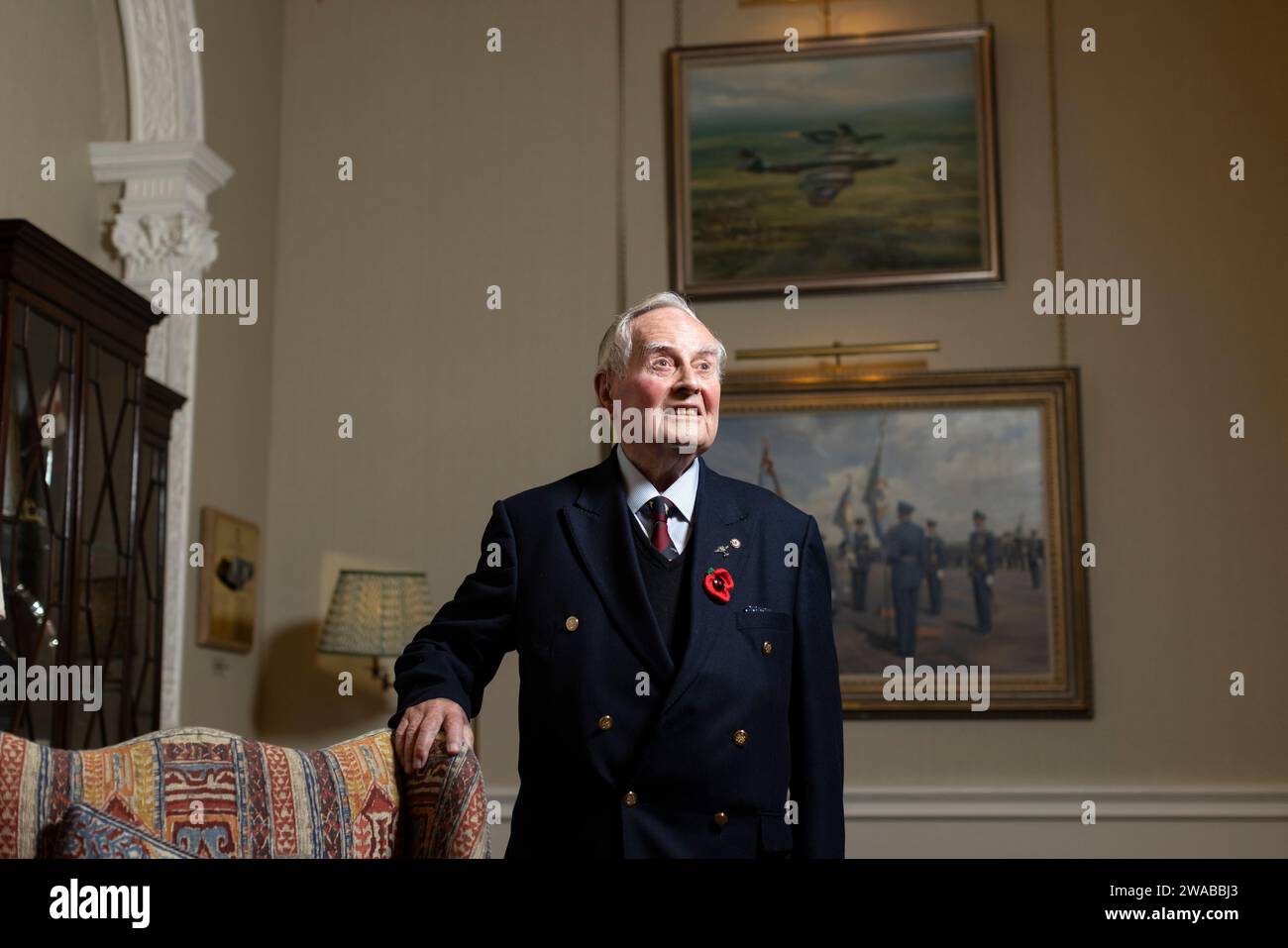 Colin bell pilote de la seconde guerre mondiale Banque de photographies ...