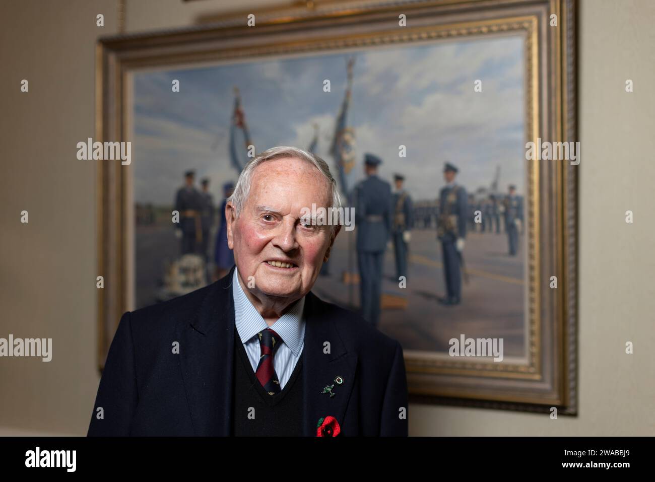 Colin bell pilote de la seconde guerre mondiale Banque de photographies ...
