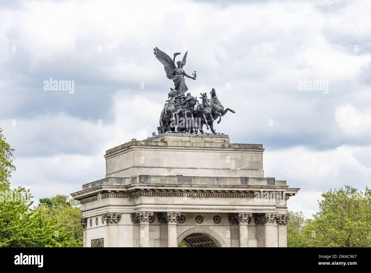 Londres, Royaume-Uni - 23 mai 2023 : la Wellington Arch, également ...