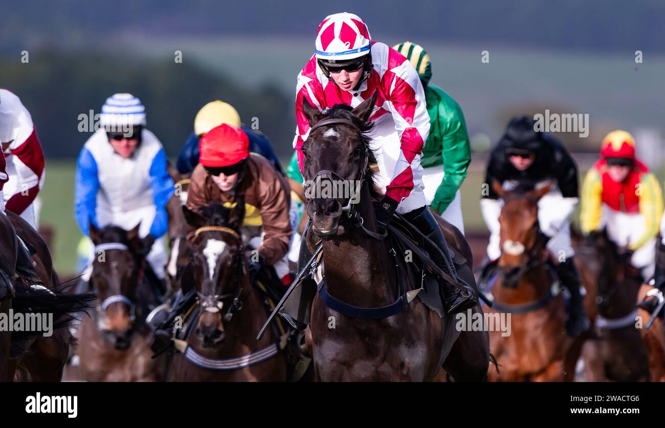 Action depuis l'hippodrome de Larkhill, Wiltshire, Royaume-Uni, alors ...
