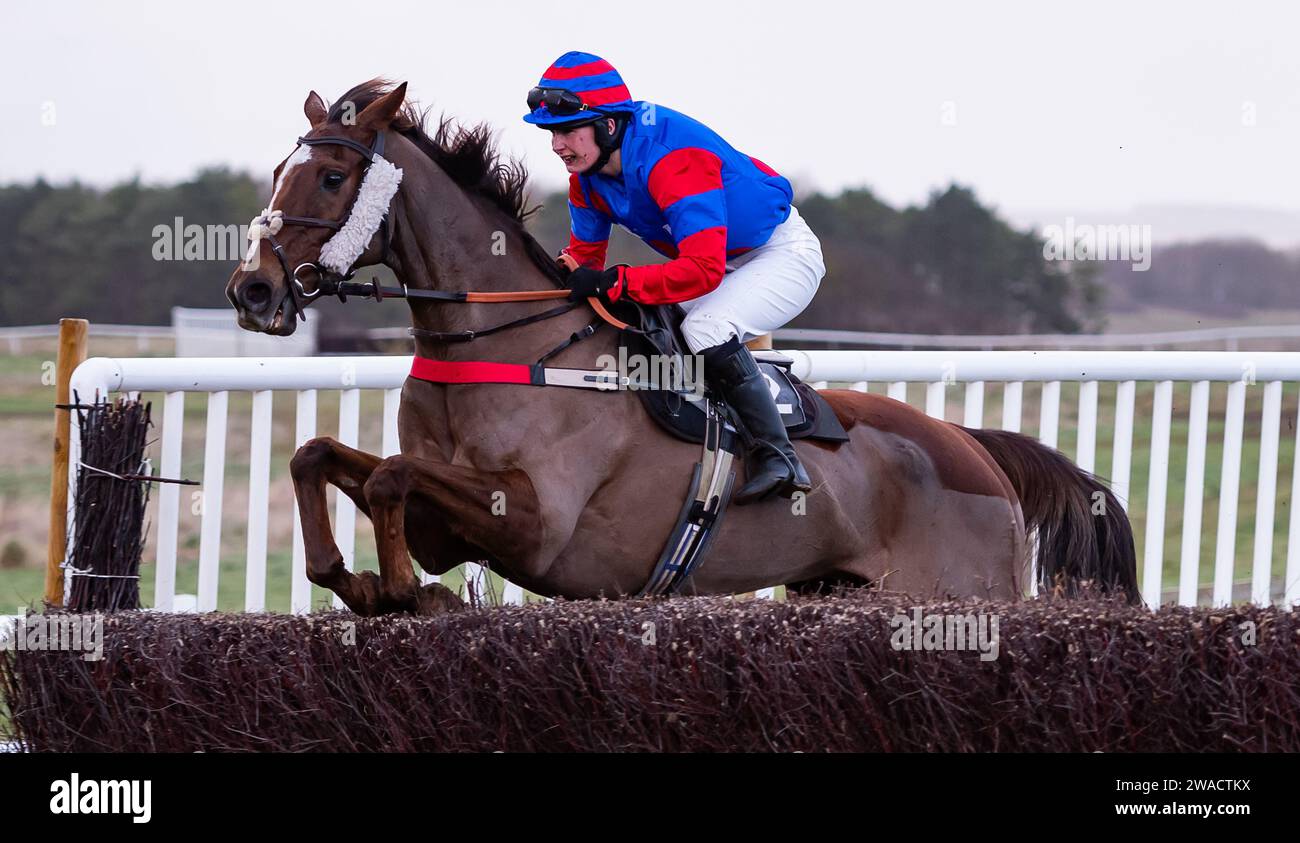 Action depuis l'hippodrome de Larkhill, Wiltshire, Royaume-Uni, alors ...