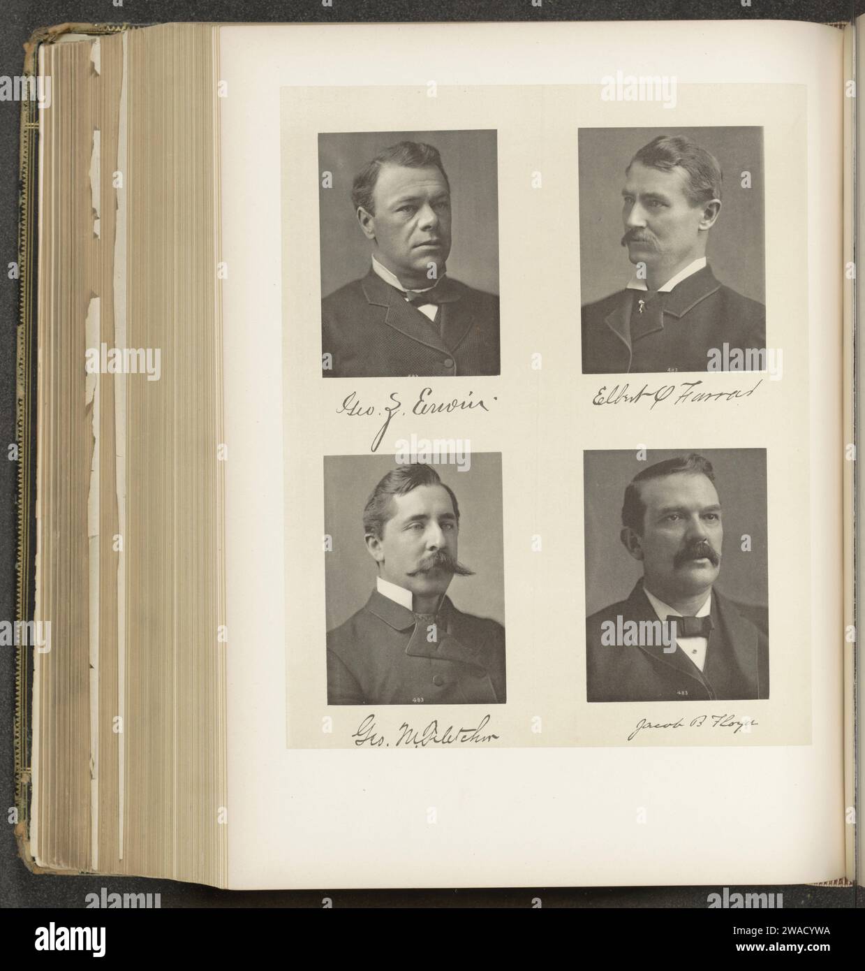 Portraits de quatre membres de la chambre basse de l'État de New York ...