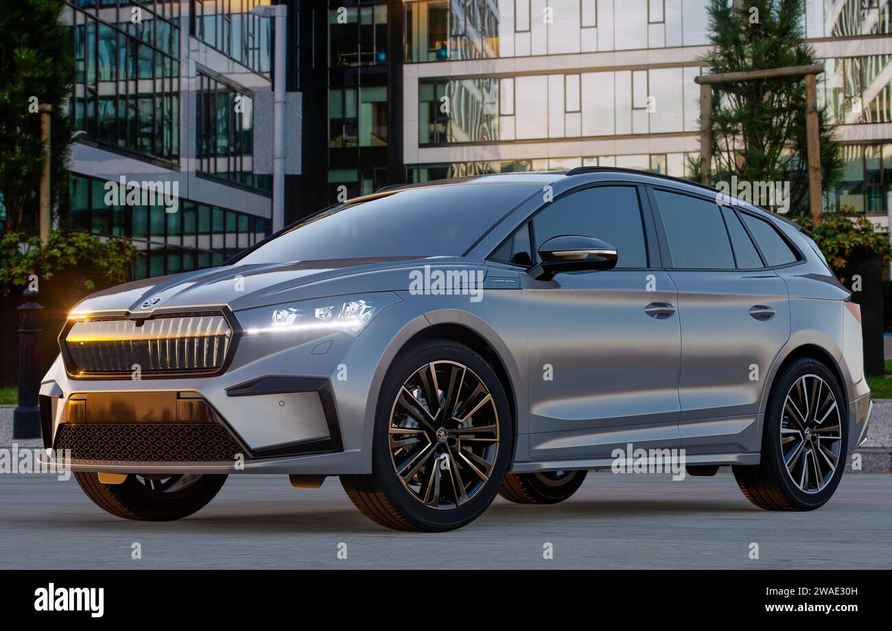 Skoda enyaq Banque de photographies et d’images à haute résolution - Alamy
