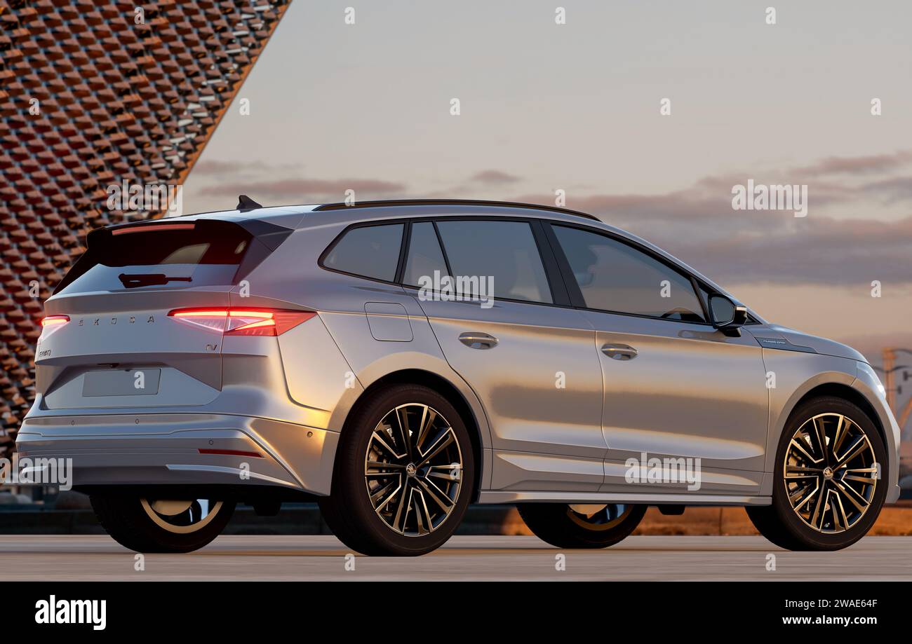 Skoda enyaq Banque de photographies et d’images à haute résolution - Alamy