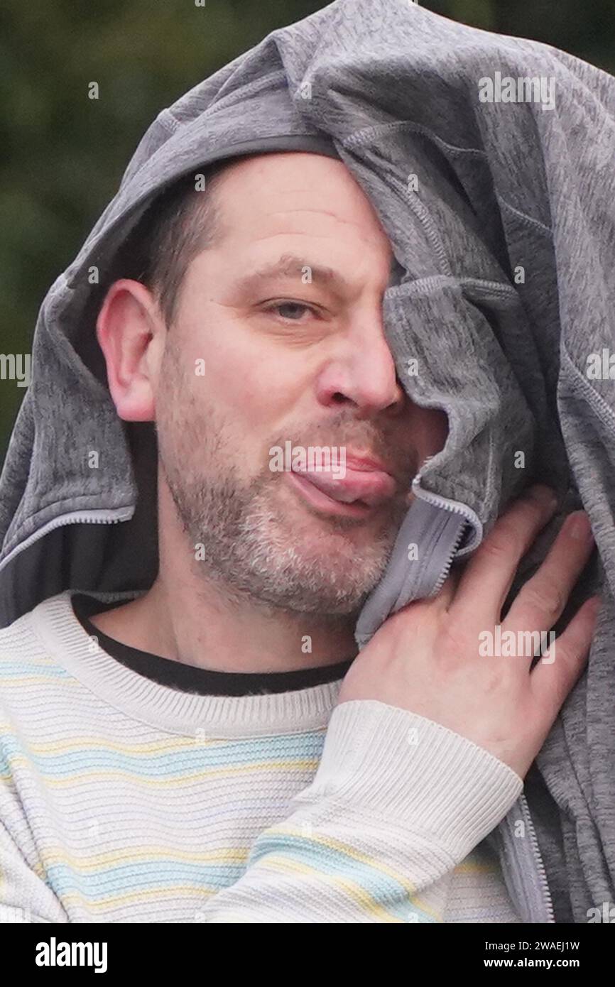 Le fan de football James Edward Jeffrey Blake, 41 ans, de North Shields ...