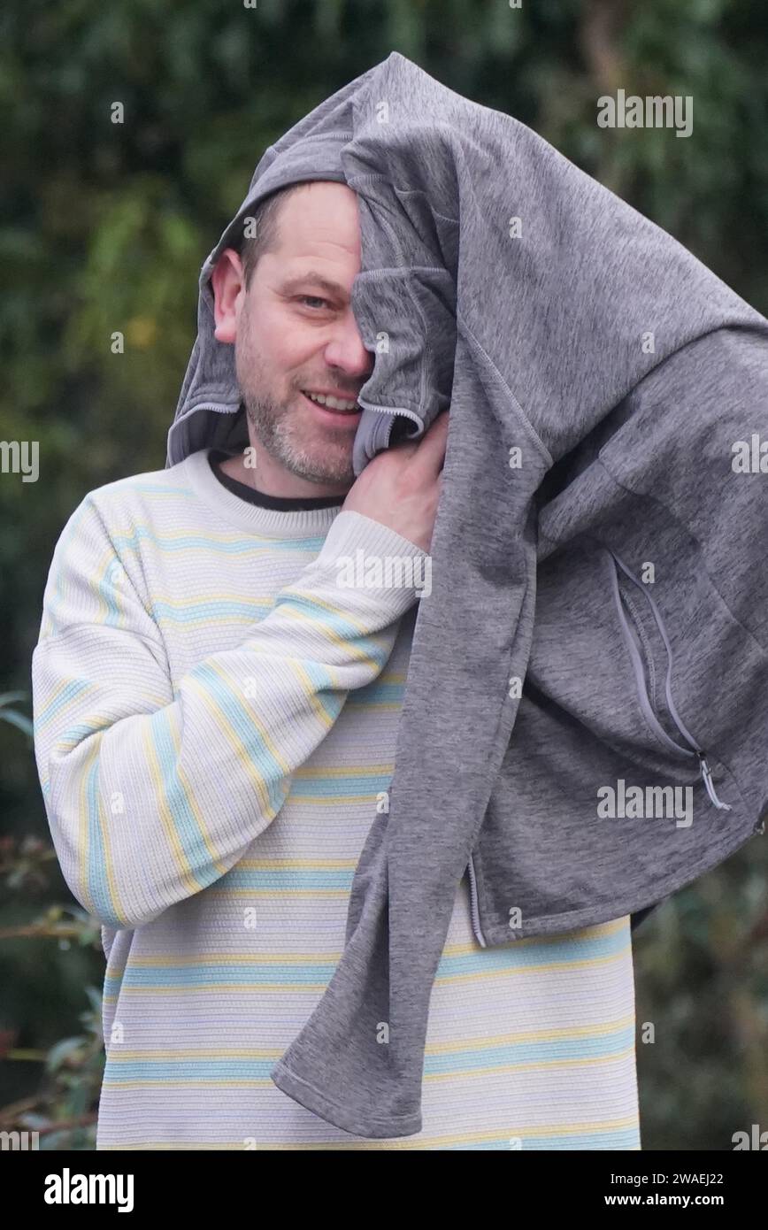 Le fan de football James Edward Jeffrey Blake, 41 ans, de North Shields ...