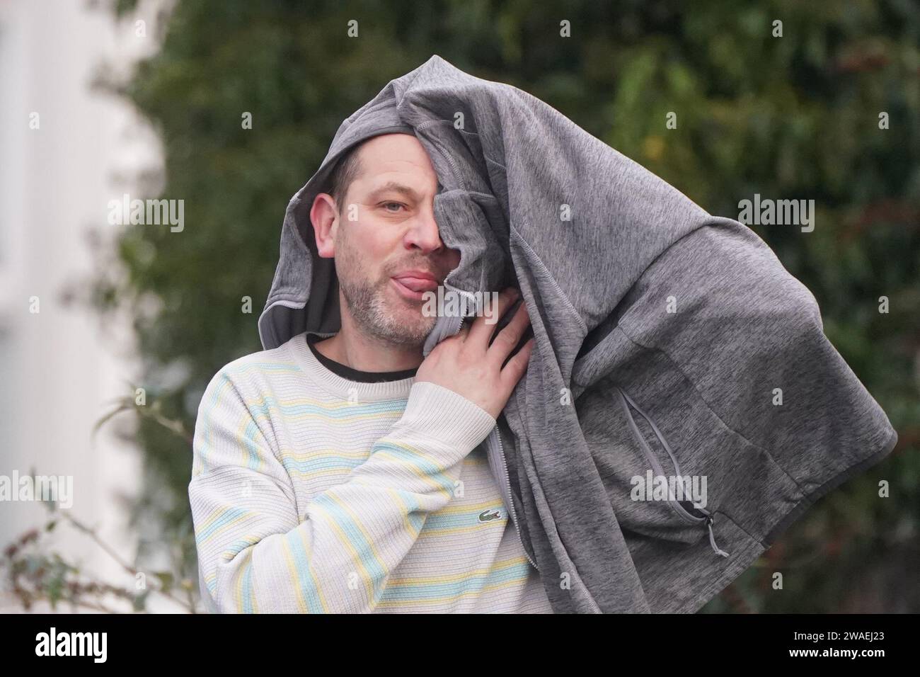 Le fan de football James Edward Jeffrey Blake, 41 ans, de North Shields ...