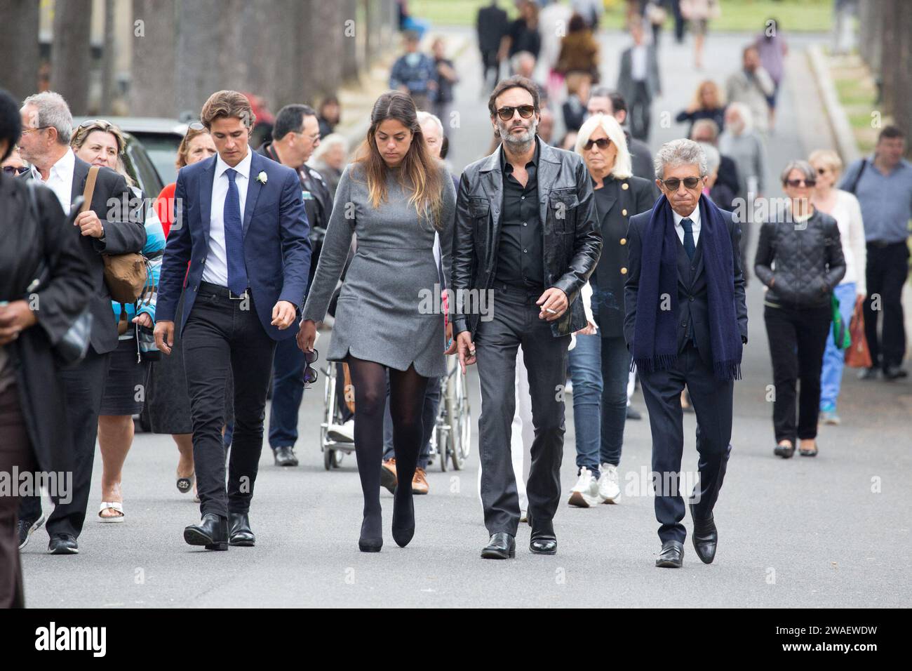 Anthony delon et anouchka alain fabien Banque de photographies et d ...