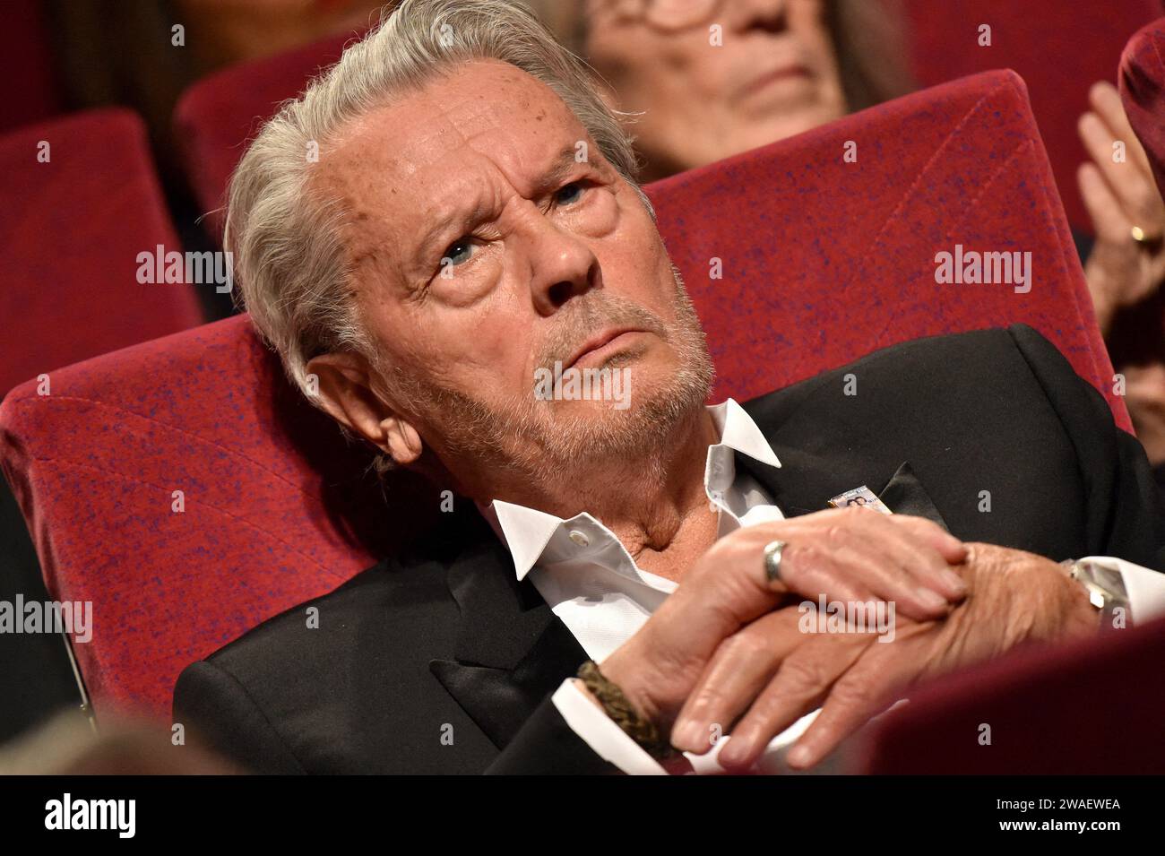 Anthony delon et anouchka alain fabien Banque de photographies et d ...