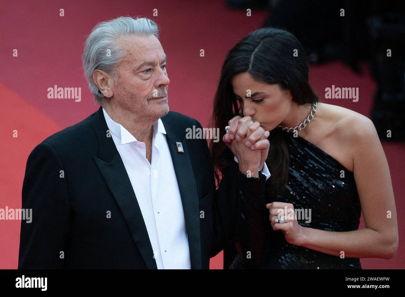 Alain delon anouchka anthony Banque de photographies et d’images à ...