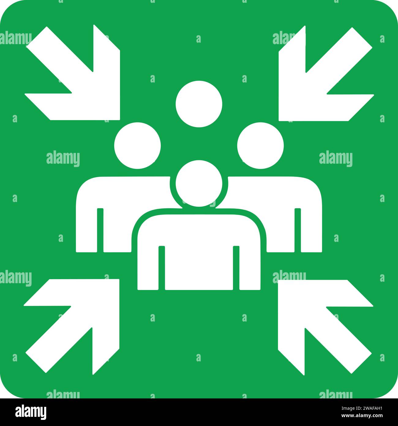 Point de rassemblement Banque d'images vectorielles - Alamy