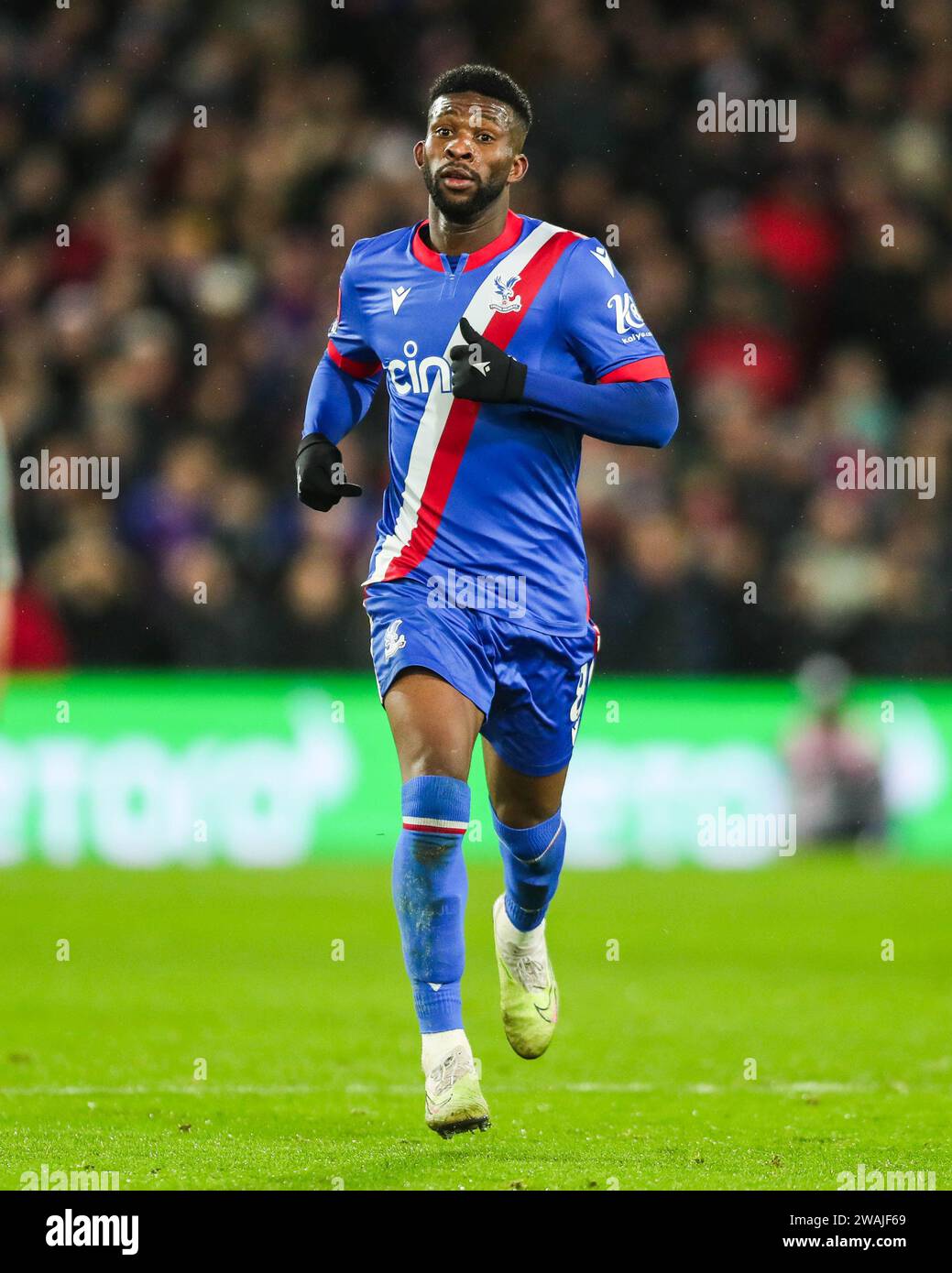 Jefferson Lerma de Crystal Palace en action lors du match du 3e tour de la coupe FA Cup de ...